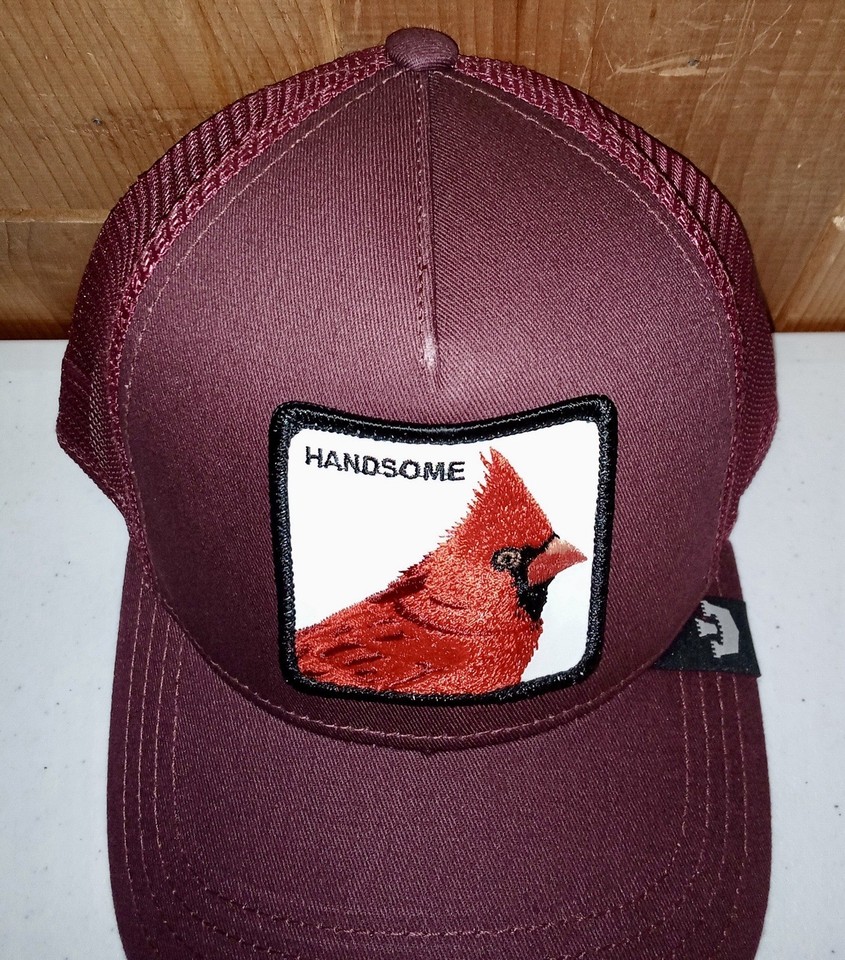 GOORIN BROS. The Farm Handsome Truckin Cardinal Trucker Hat Maroon 101 ...