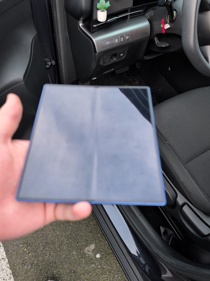 Samsung Galaxy Z Fold Blue Foldable Smartphone Triple Rear Cameras | eBay