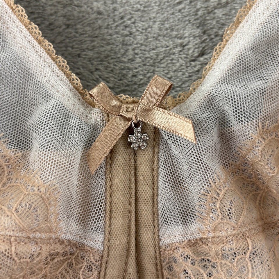 Wacoal Retro Chic Full Figure Bra 46DD Beige Lace Underwire 855186 | eBay