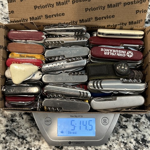 5+ LBS TSA Confiscated Pocket Knives UTILITY Multi Tools BULK LOT ~FLAT SHIPPING | eBay