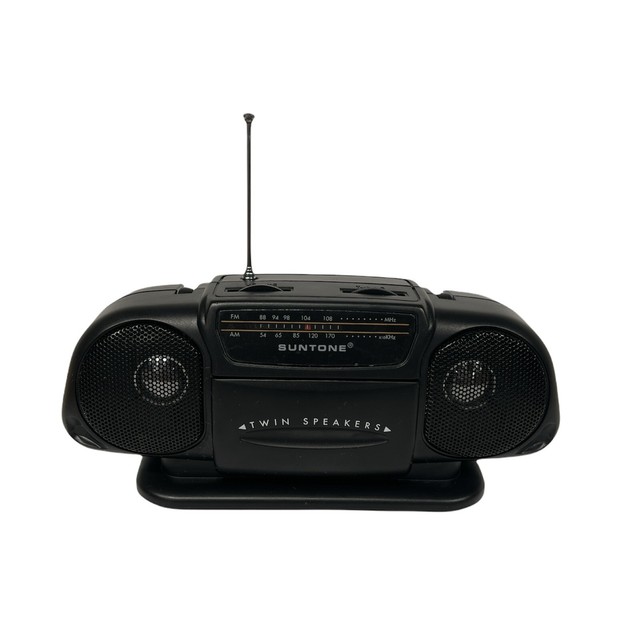 Vintage Suntone Portable Mini Boombox Radio Twin Speakers RR2500 for ...