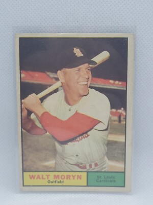 Walt Moryn 1961 Topps Baseball #91 VgEx | eBay