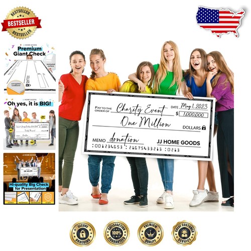 Giant Dry Erase Presentation Check [60" x 30"] - Sturdy, Lightweight ...