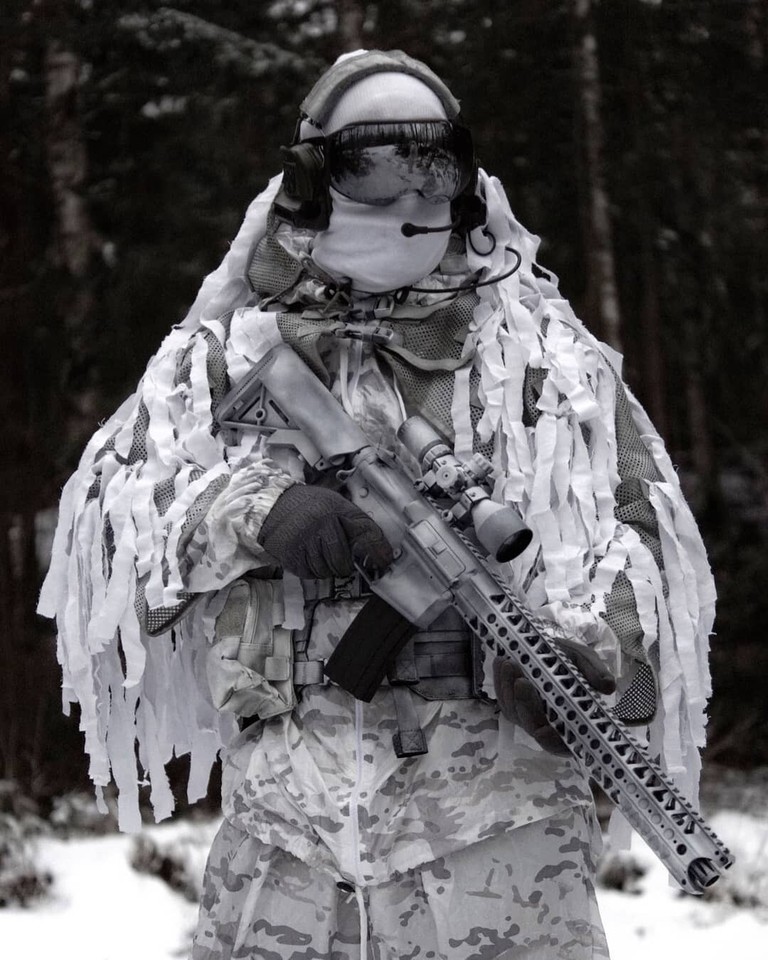 Camouflage Multicam Alpine White Winter Militaria Hunting Airsoft Snow ...