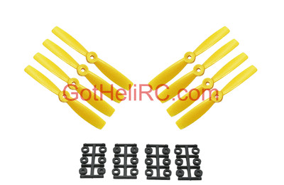 HQ Prop 5045 5x4.5 Bullnose YELLOW MultiRotor propeller CW,CCW Mini 250 ...