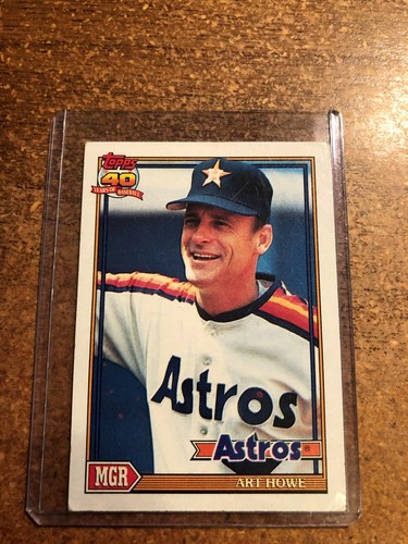 1991 Topps Baseball # 51 Art Howe Astros Manager | eBay