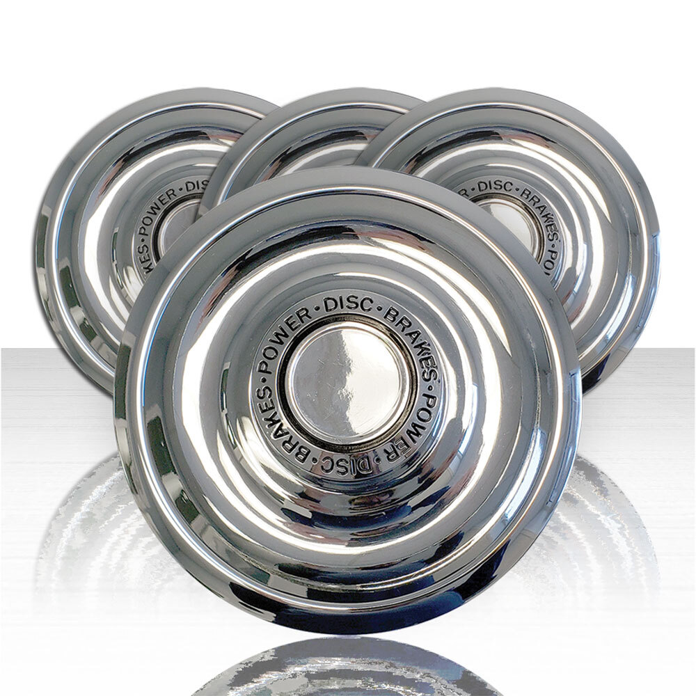 4 Disc Brake Rally Wheel Center hubcaps Rim 5 Lug Nut Cover Trim Rings ...