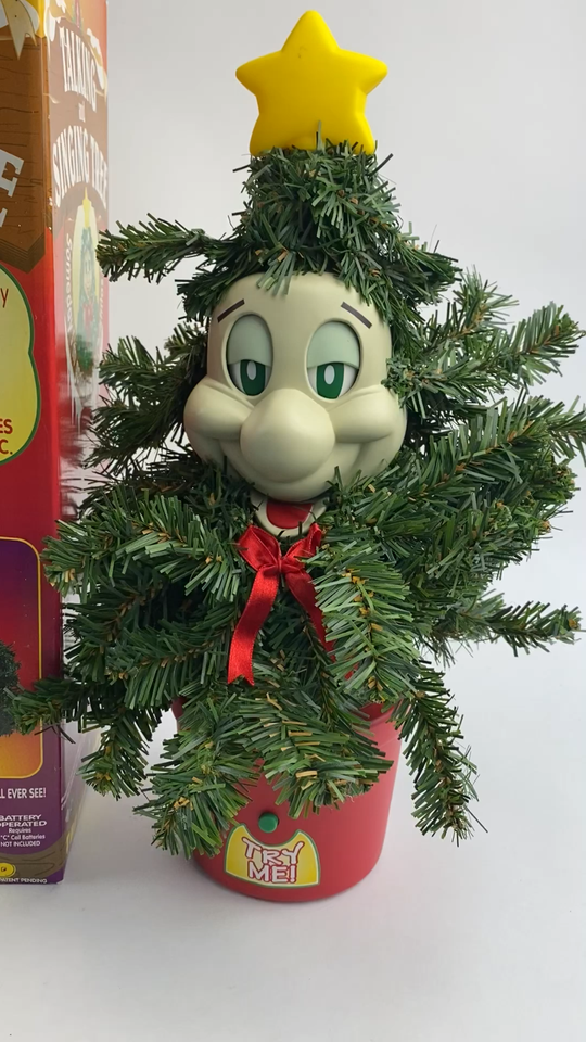 1997 Vintage Telco The Pine Cone Kid Talking and Singing Christmas Tree ...