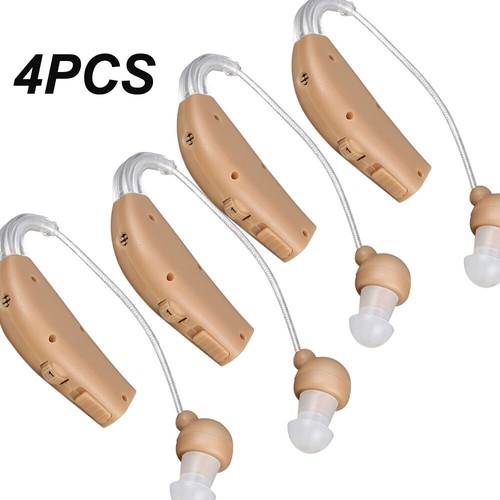 Lots Digital Hearing Aids Kit Behind Ear BTE Sound Voice Rechargeable ...