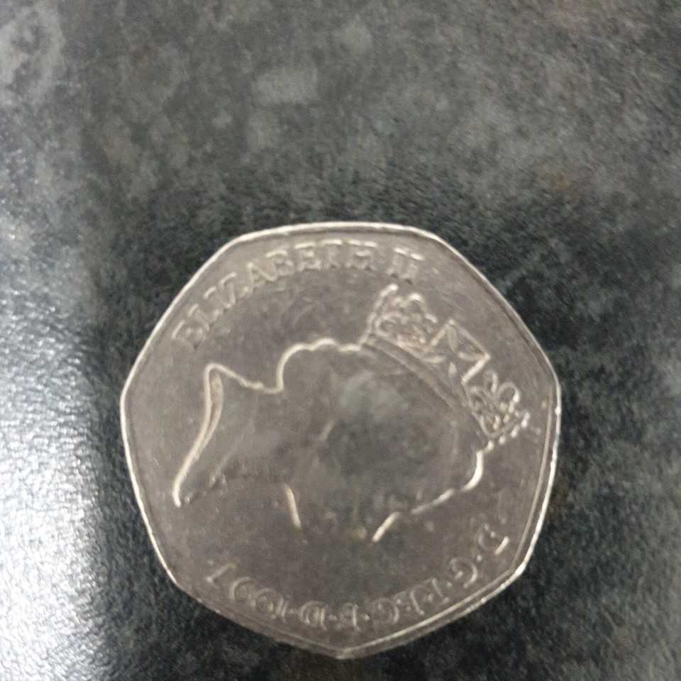Rare D.G.REG.F.D Queen Elizabeth 1997 50p coin uk | eBay UK