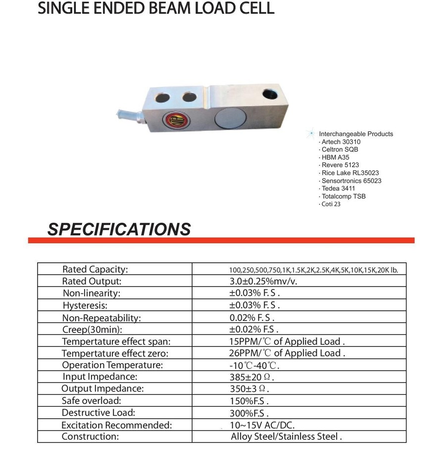250 LB LOAD CELL BAR SCALE TRUCK CHUTE SILO FARM ANIMAL FEEDER BOX ...