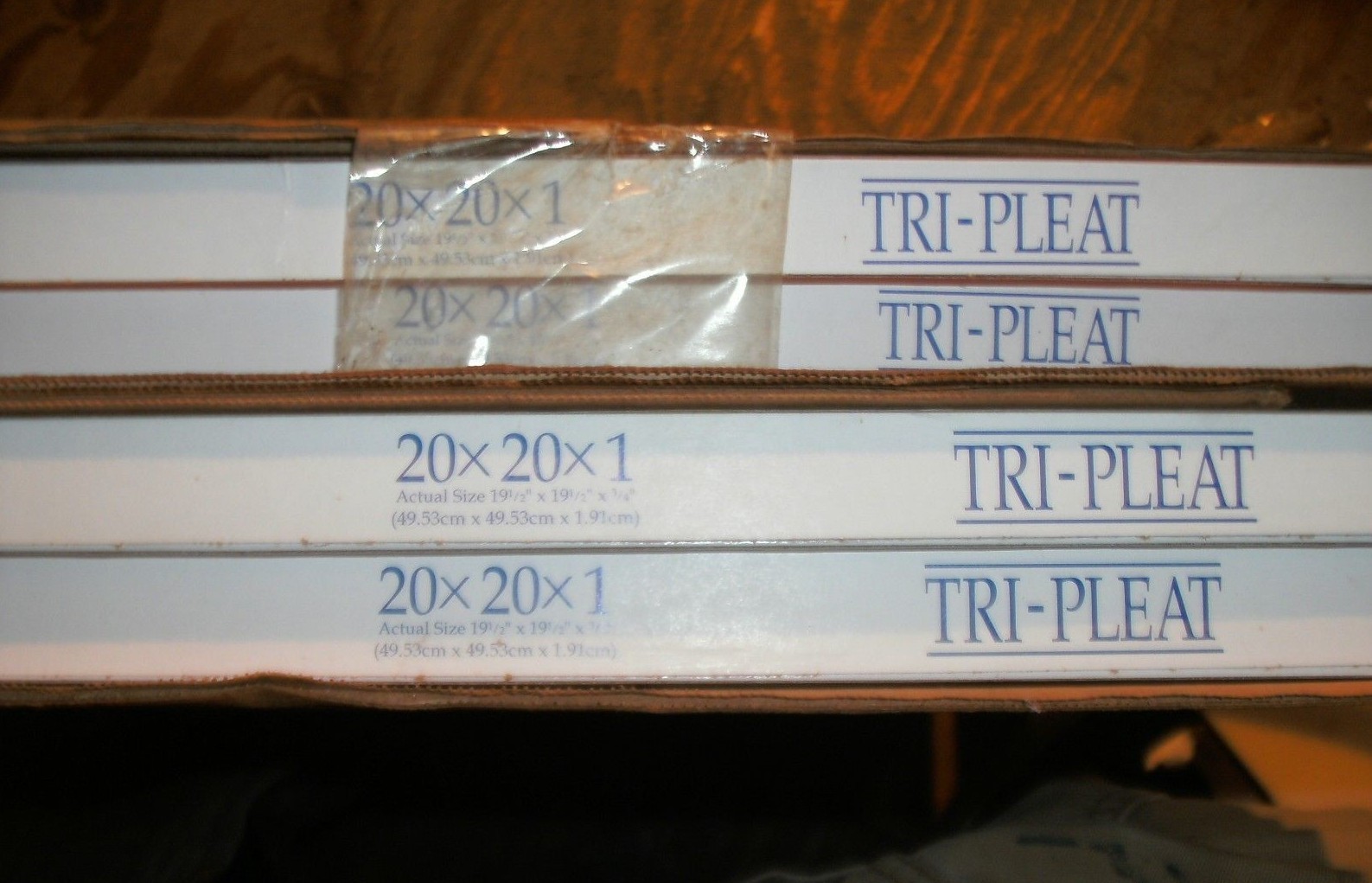 LOT OF 4 - TRI DIM TRI-PLEAT ES40LE AIR FILTER 20 X 20 X 1 | eBay