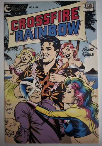 Eclipse Comics Crossfire and Rainbow #4 Dave Stevens Elvis Cover Copper Age 1986 | eBay