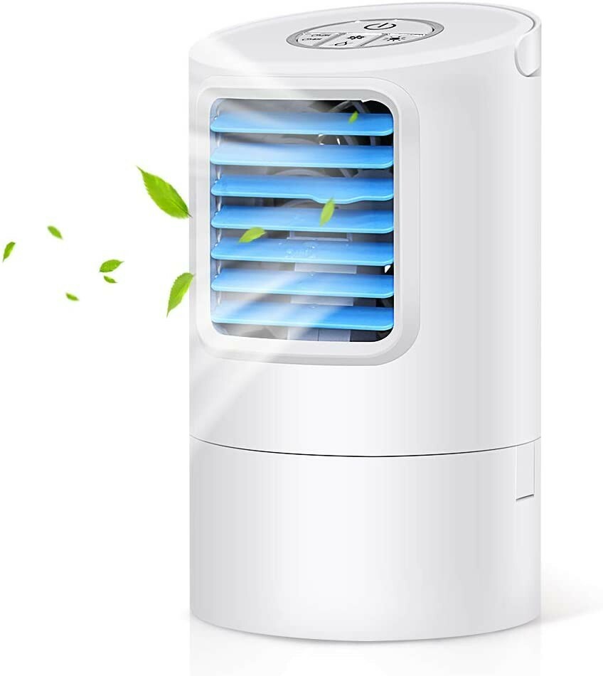 GREATSSLY Air Conditioner Fan, Portable Air cooler, Small Desktop Fan 3 ...