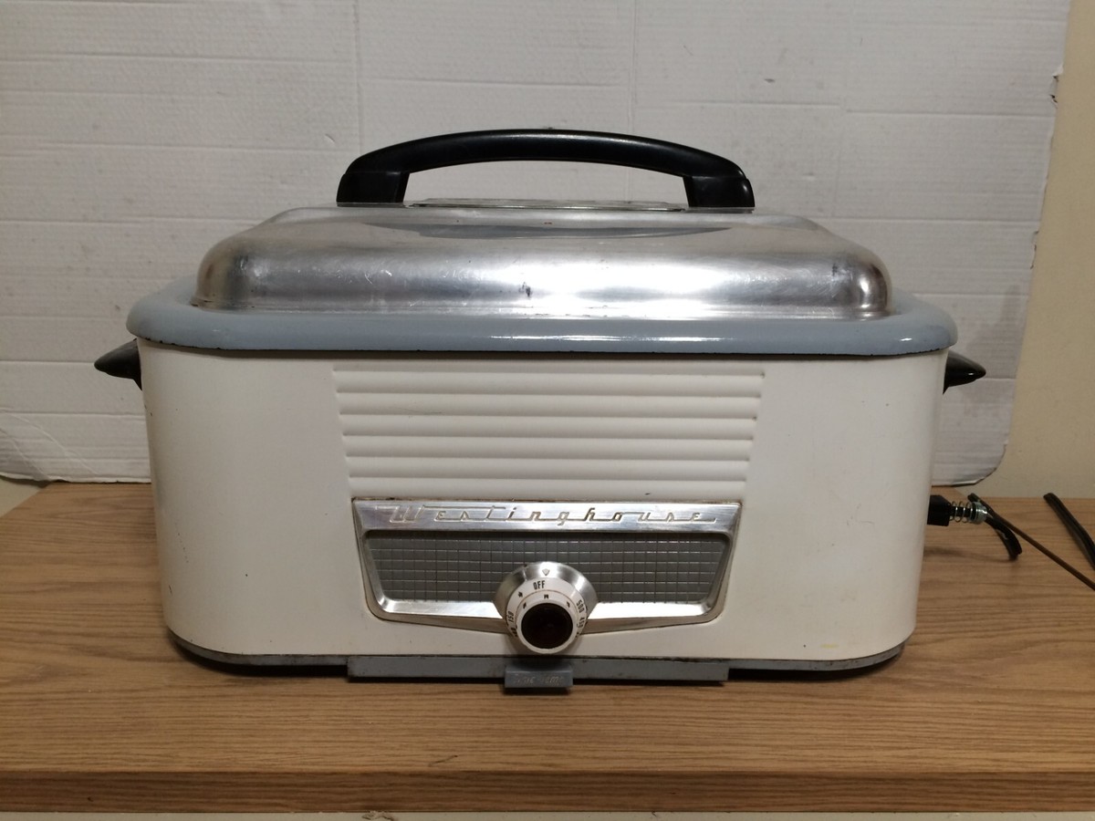 Vintage Westinghouse Roaster Oven Lid With Glass Insert