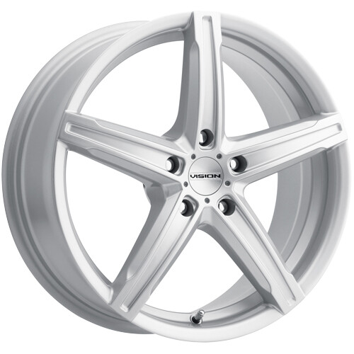 (Set of 4) Vision 469 Boost 17x7 5x112 +42mm Silver Wheels Rims 17 ...