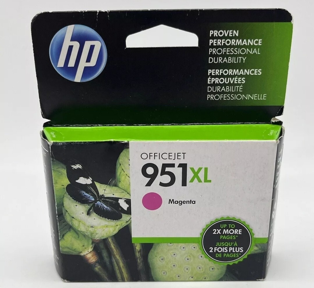 HP 951XL Magenta Printer Ink Cartridge Brand NEW Sealed Genuine ...