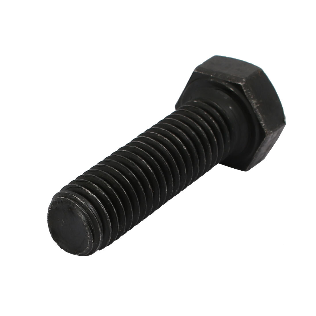 8.8 Grade M12x40mm Fully Threaded Hex Head Left Hand Thread Bolt Black ...