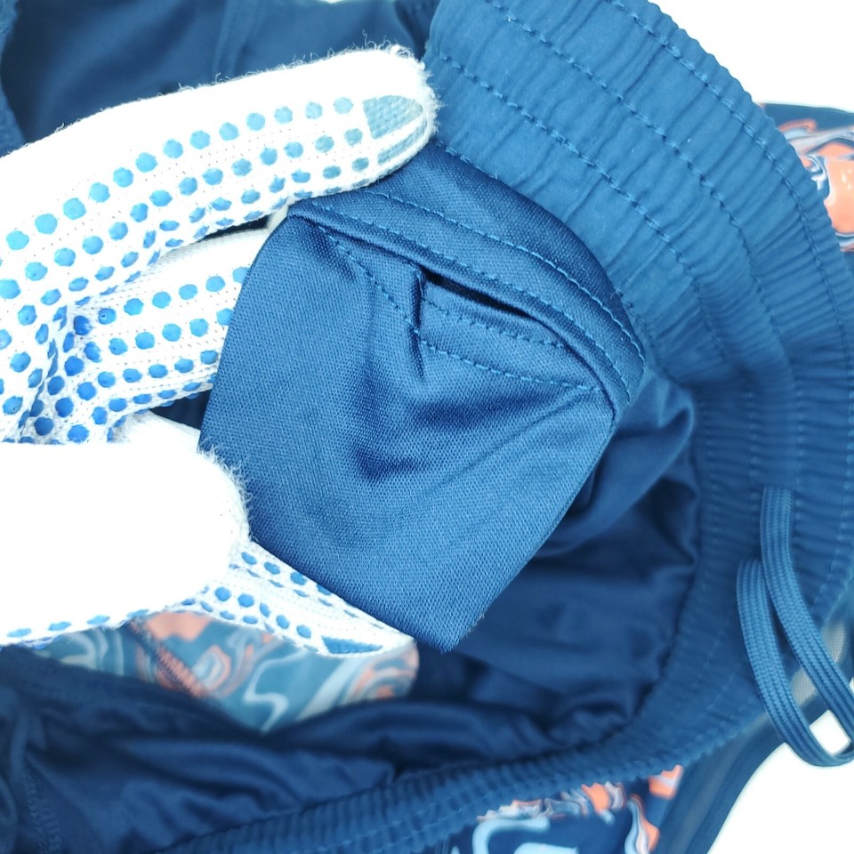 Crane Athletic Shorts Womens Large Blue Brief Gym Workout Running ...