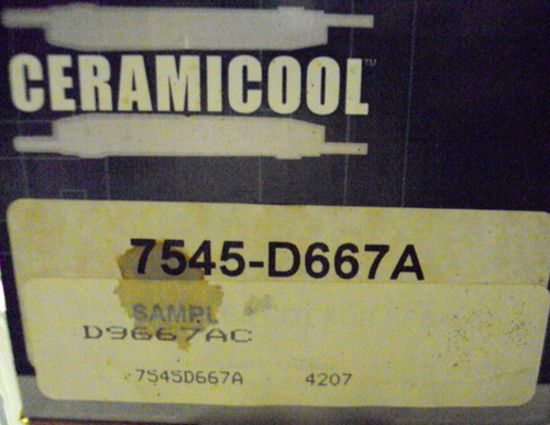 Rear Disc Brake Pad Set, Ceramic - Rotex D9667AC | eBay