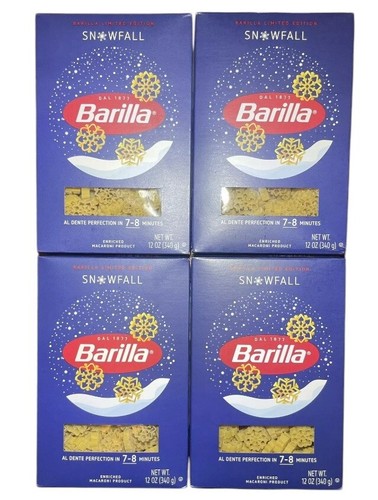 Barilla Snowfall Pasta Limited Edition 12 oz Lot of 4. Fast Ship | eBay