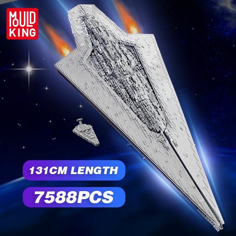 Mould King Diy Executor Class Starship Dreadnought Model Building ...