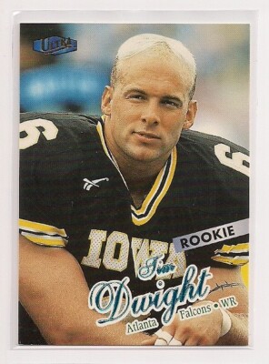 1998 TIM DWIGHT ULTRA SP #218 ROOKIE RC ATLANTA FALCONS IOWA HAWKEYES ...