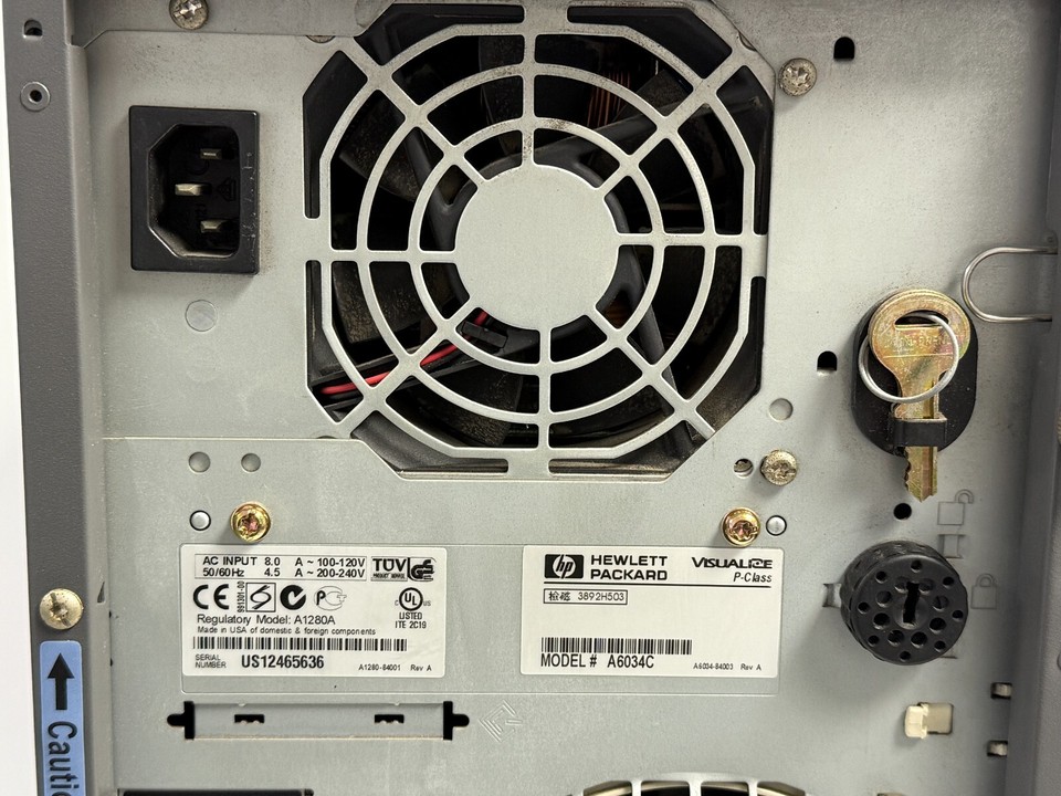 Vintage HP Visualize P Class A6034C Pentium III 64MB NVIDIA Quadro2 MXR ...