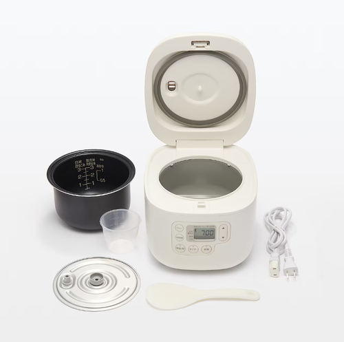 MUJI Rice cooker MJ-RC3A3 With Rice Scoop Holder JAPAN | eBay
