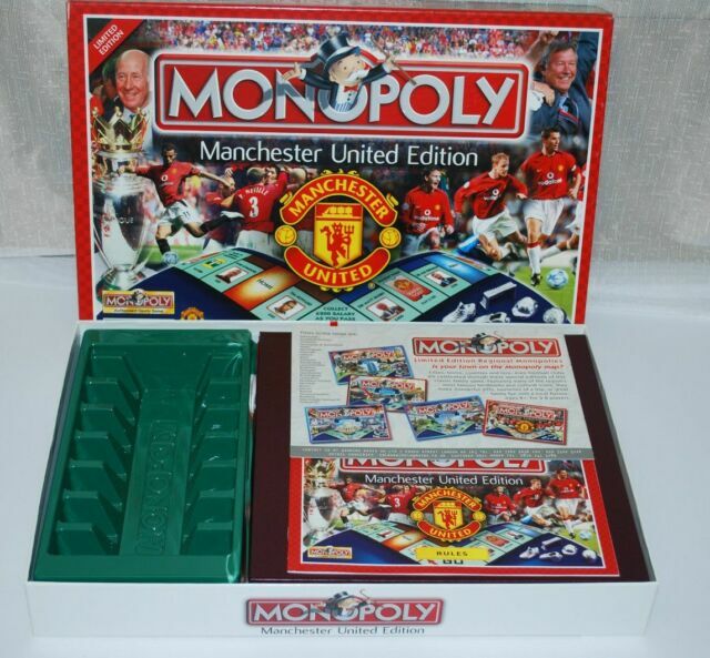 MONOPOLY Manchester United Official Limited Edition 2003 Winning Moves ...
