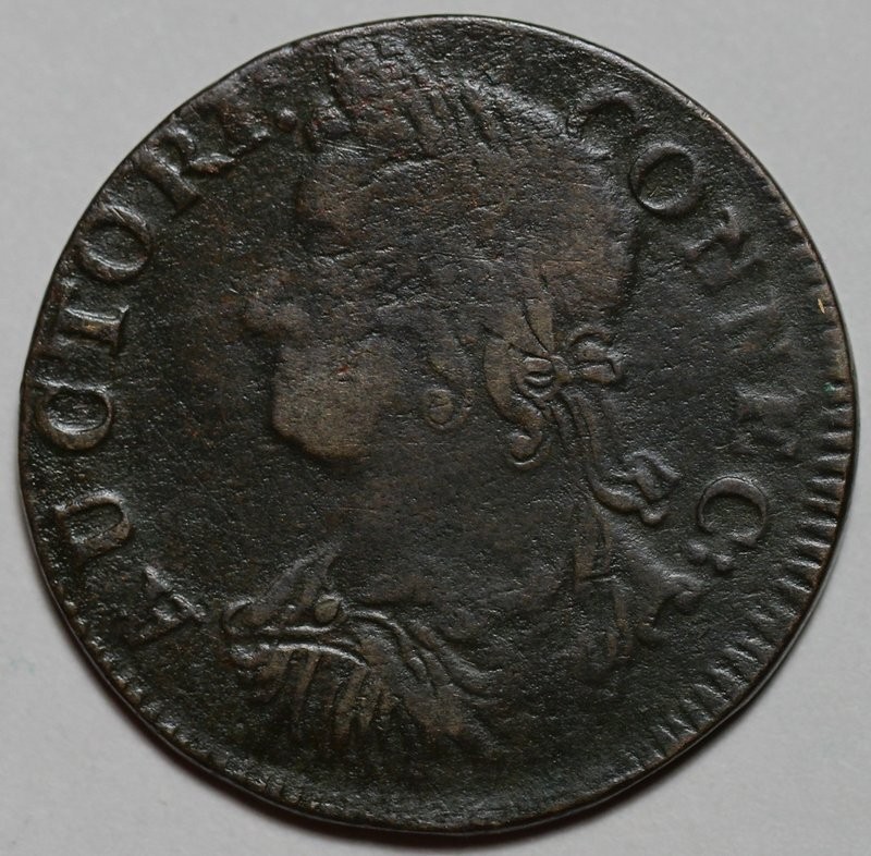 1787 Connecticut Colonial Copper Coin, Draped Bust Left, M. 16.1-m | eBay