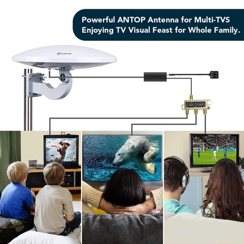 PL-414BG HDTV Antenna UFO 360° Omni-Directional Reception with ...
