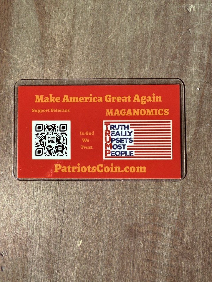 1 GR .999 Fine Gold Hand Poured Bar Embedded Trump 47 Au Display ...