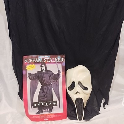 Scream Stalker Halloween Costume Original Vintage 1997 Mask Ghostface ...