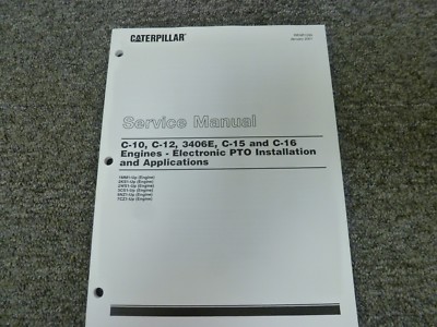 Caterpillar C10 C12 3406E C15 C16 Engine PTO Service Installation ...