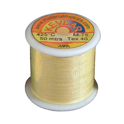Kevlar Sewing Thread 1 x 50m bobbin reel. Tex-40 Very Strong. High ...