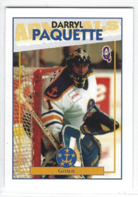 1996-97 Hampton Roads Admirals (ECHL) Darryl Paquette (goalie) | eBay