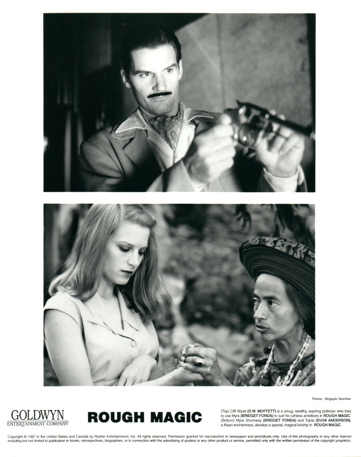 D. W. MOFFETT BRIDGET FONDA EUVA ANDERSON 8x10 Promo Press Photo ROUGH ...