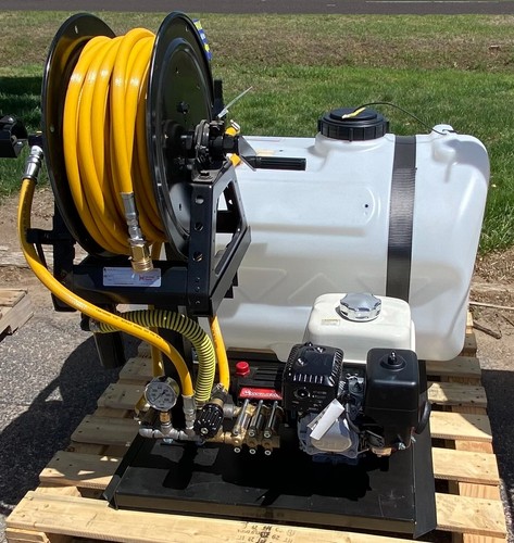 60 Gallon Skid Sprayer w/Honda Motor, MSD41 Maruyama piston Pump, Spray Gun | eBay