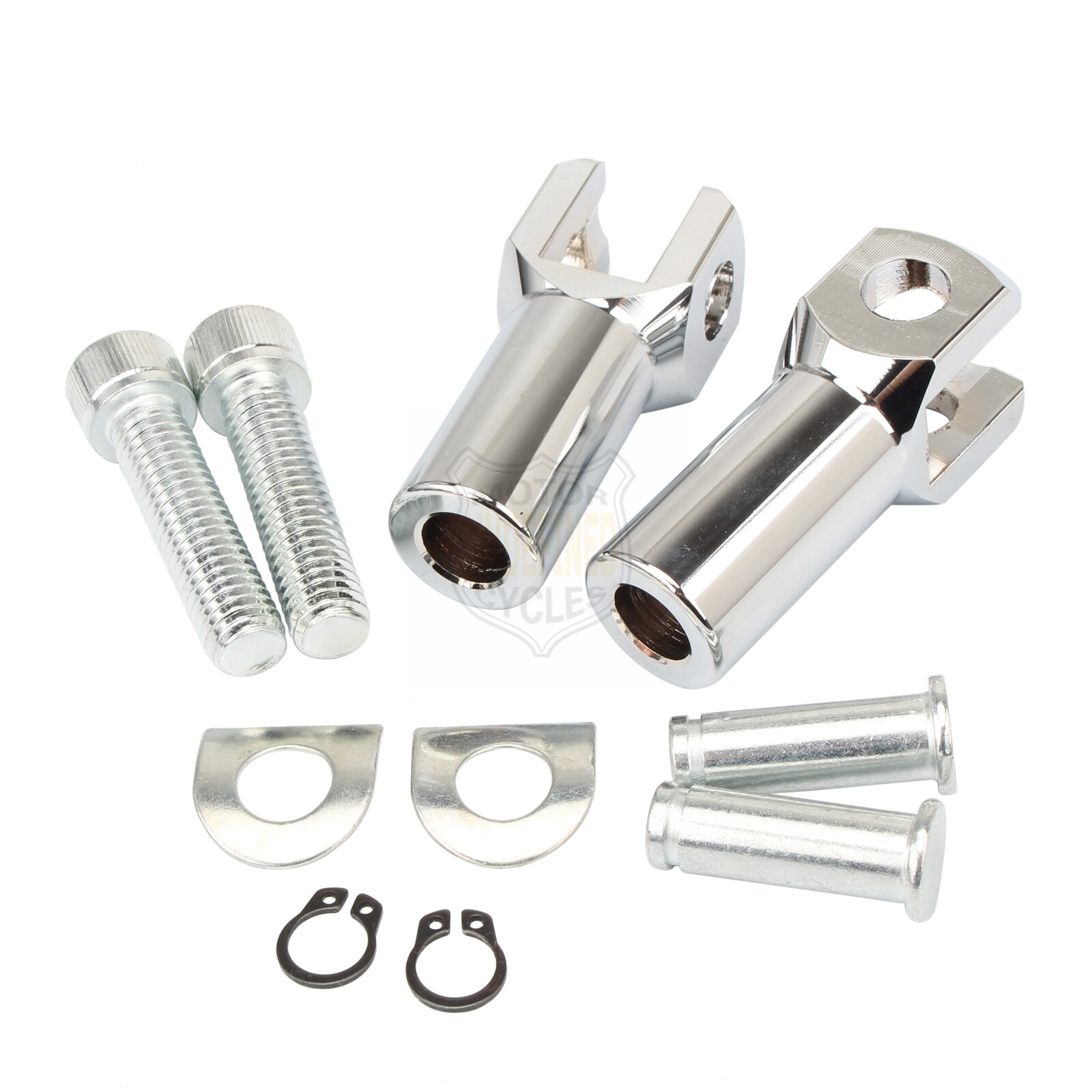 Chrome Passenger Foot Peg Rest Support Mount Clevis For Harley Softail ...