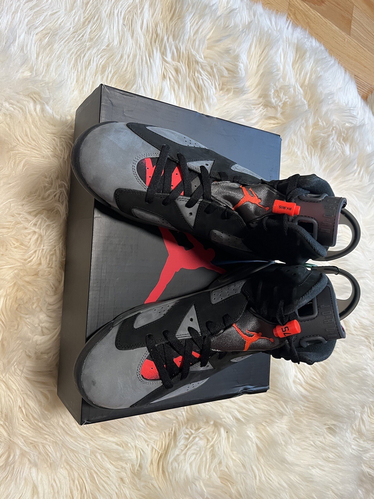 Size 11 - Paris Saint-Germain x Air Jordan 6 Retro Iron Grey ...