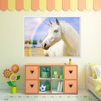 3D Unicorn Sky 67 Fake Framed Poster Home Decor Print Painting Unique ...