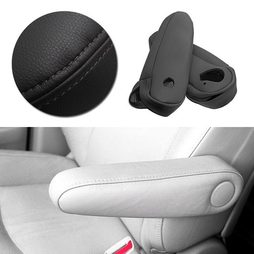 BLACK Seat Armrest Covers Synthetic Leather Trim For 2002-2009 Lexus ...