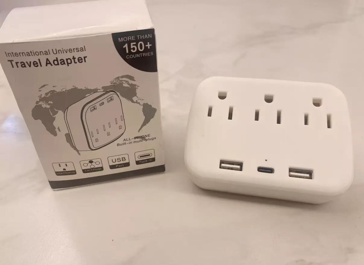 Wall Adapter multi plugs built-in All-in-one Travel Hub AC Power Supply ...