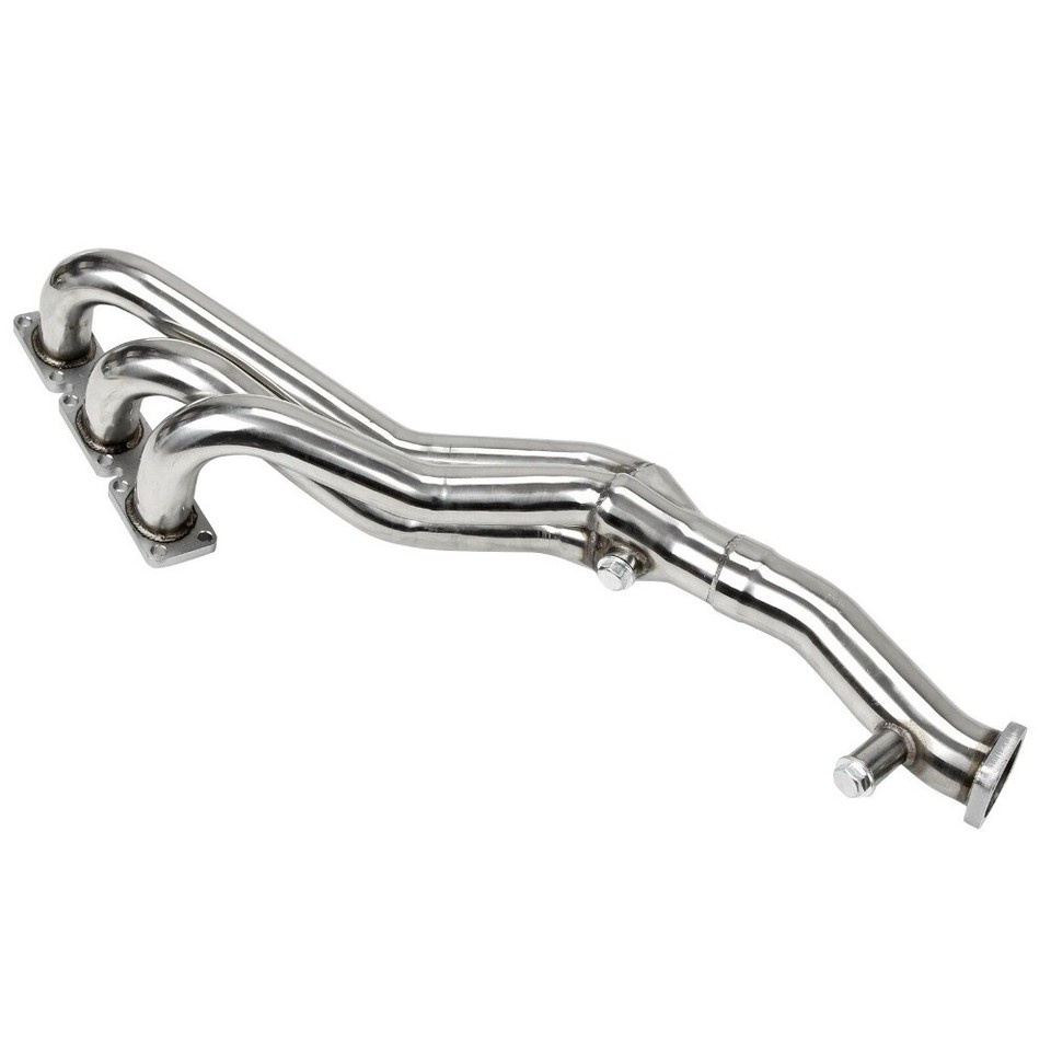 Polished Header For BMW E46 323i 328i 1998-2006 E39 5 Series Z3 2.5L/2 ...