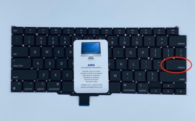 Tastiera layout 🇺🇸 Americana Usa 🇺🇸 Macbook Air 13 A2179 | eBay
