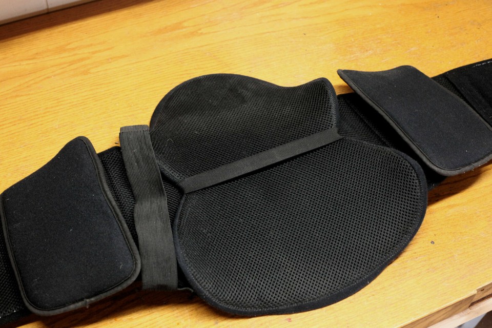 OPTEC Stealth Black Back Brace Medium | eBay