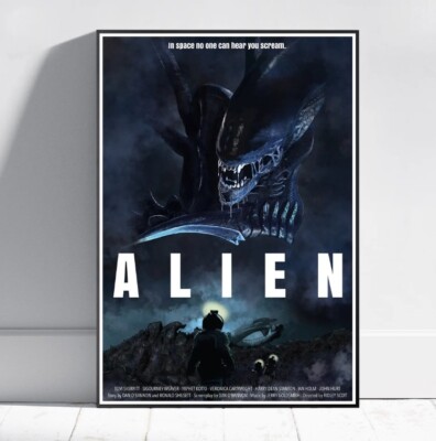 Alien Poster, Xenomorph Wall Art, Rolled Print, Movie Poster Gift 3 | eBay
