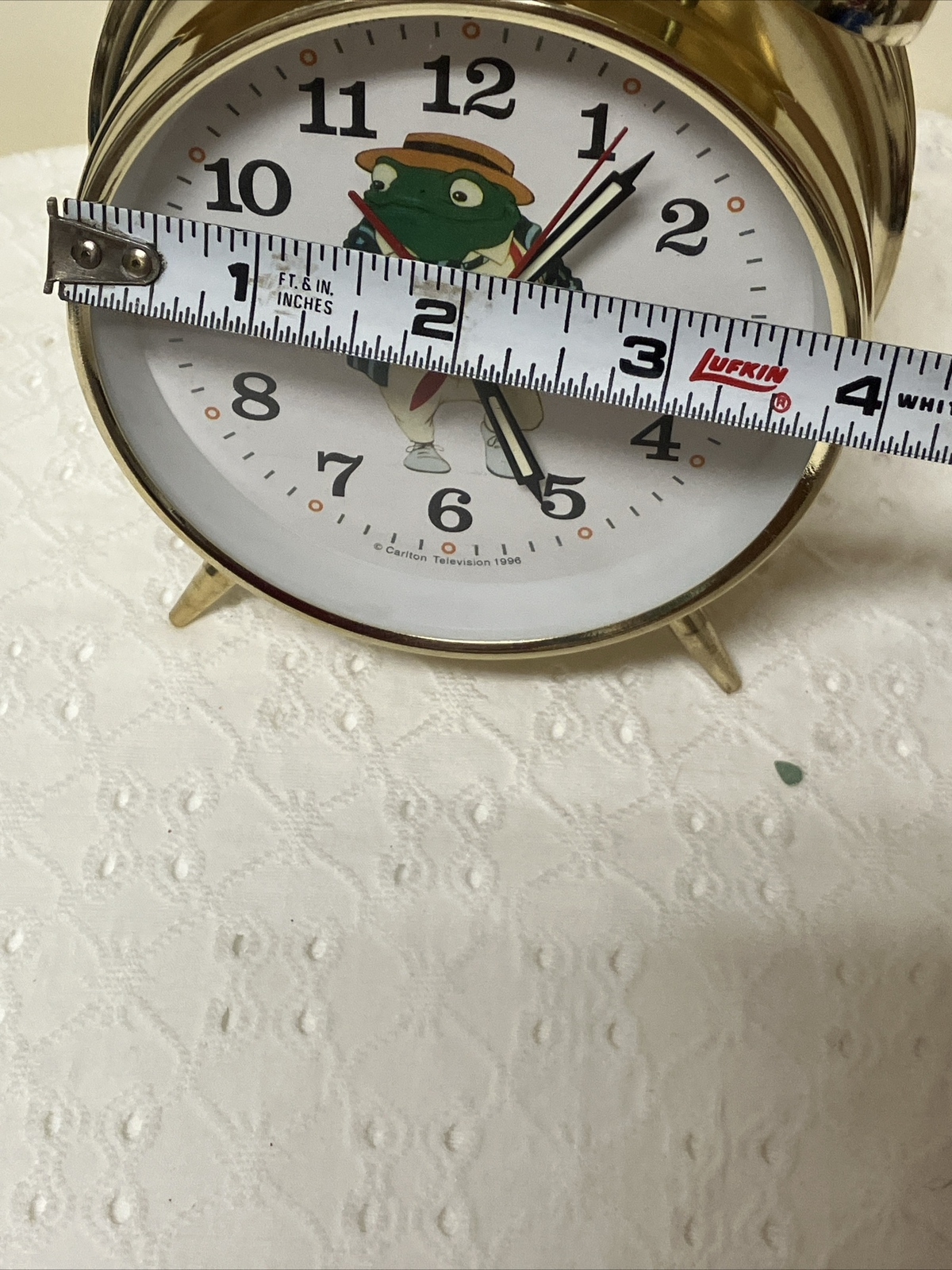 VTG 1996 READERS DIGEST WIND IN THE WILLOWS MR TOAD WIND UP ALARM CLOCK ...