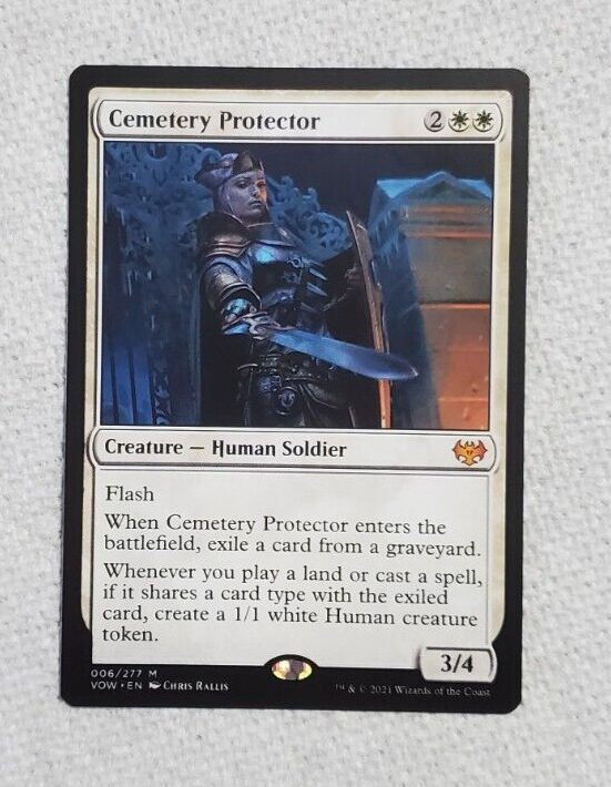 MTG Cemetery Protector Innistrad Crimson Vow NM | eBay